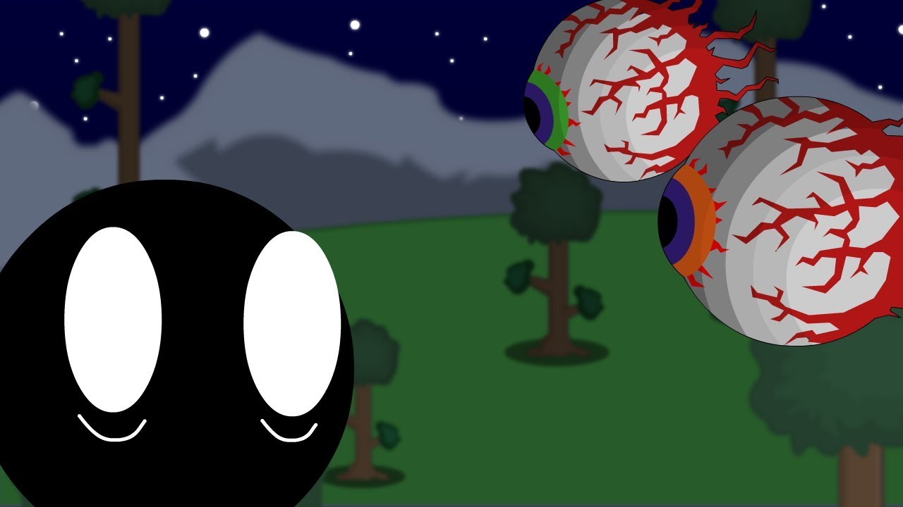 (The Unofficially FAKE) Stickman V.S The Twins | Terraria (Jzboy ...