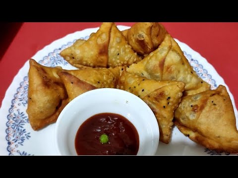ଖାସ୍ତା ସିଂଗଡା | Singada Recipe | (khasta samosa) 😍 | Odia Cooking ...