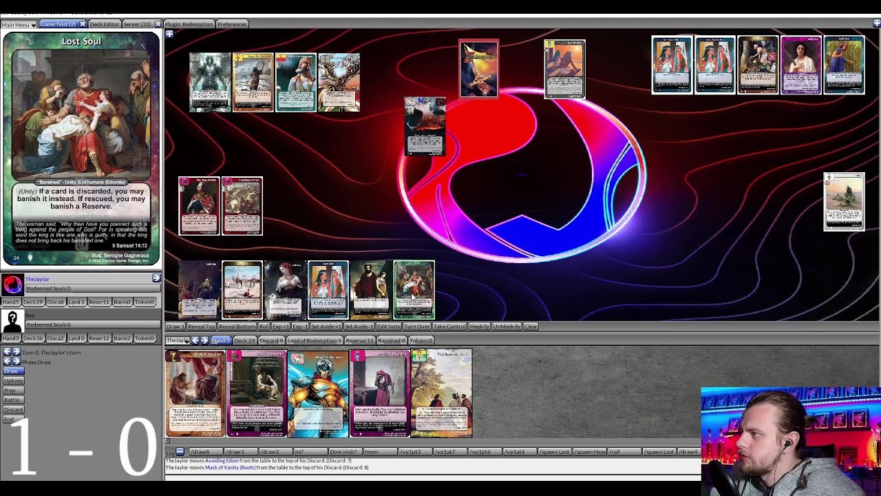 Joshua's Banishment | LGP19 R5 vs Rex | Redemption CCG Gameplay - YouTube