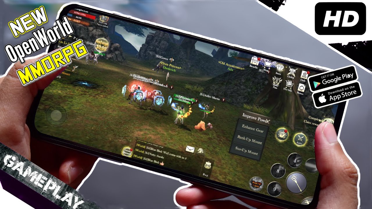 Elysium Lost Gameplay New Android iOS Openworld MMORPG Global - YouTube