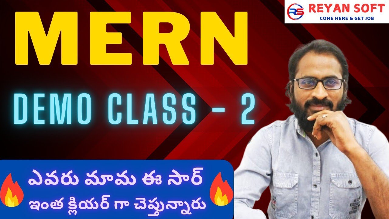 🔥MERN STACK DEMO CLASS - 2🔥 - YouTube