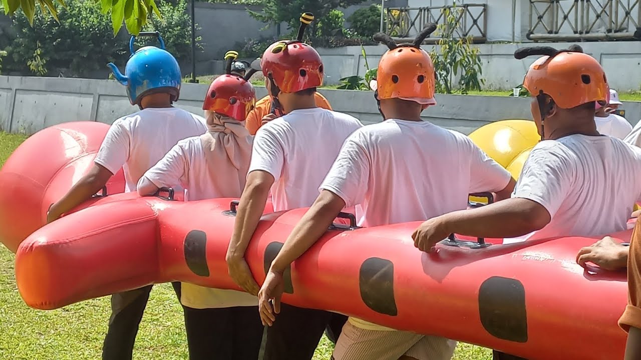 GAMES SERU LUCU KEKINIAN KERJA SAMA KELOMPOK TEAM WORK ACARA GATHERING ...