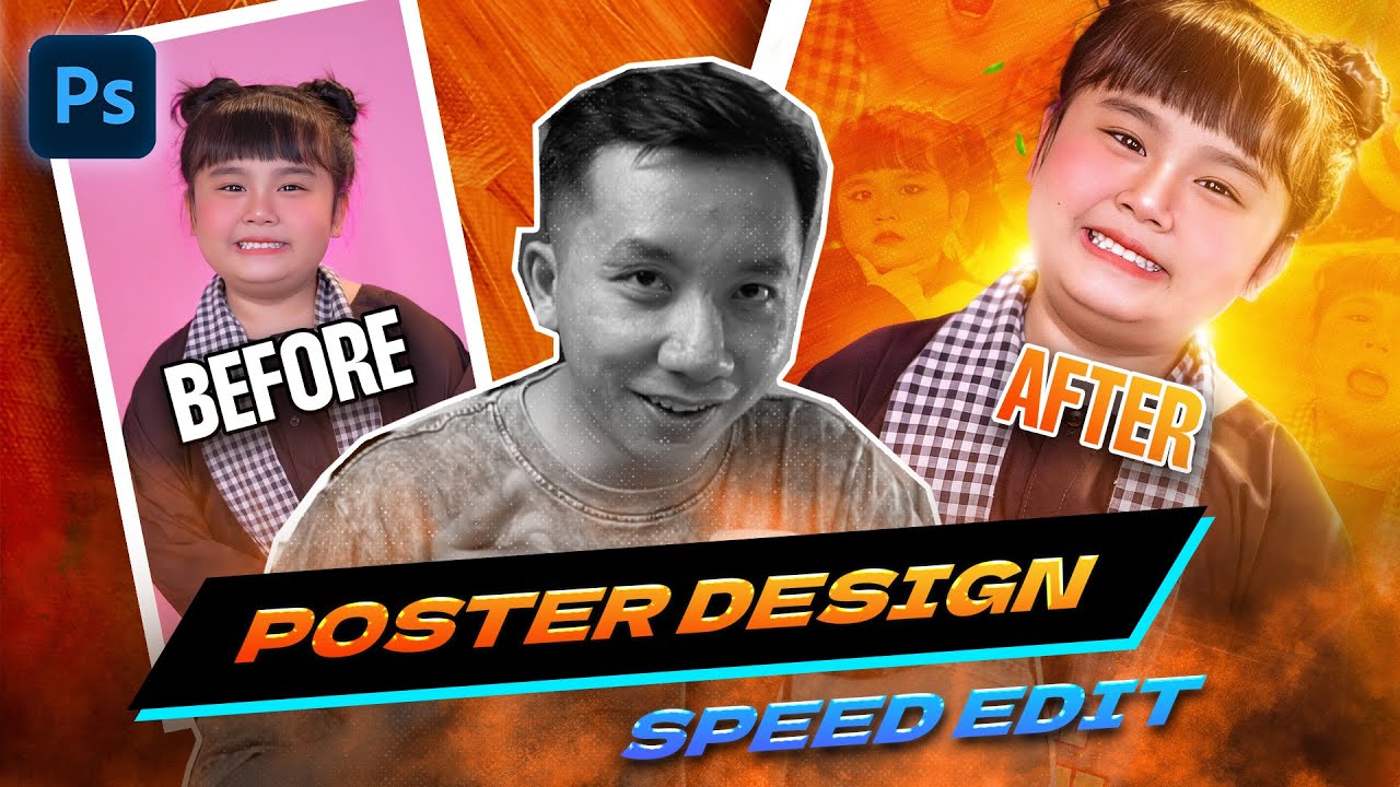 Thiết kế poster MV rapper mới nổi với Photoshop | Speed Art | Huy ...