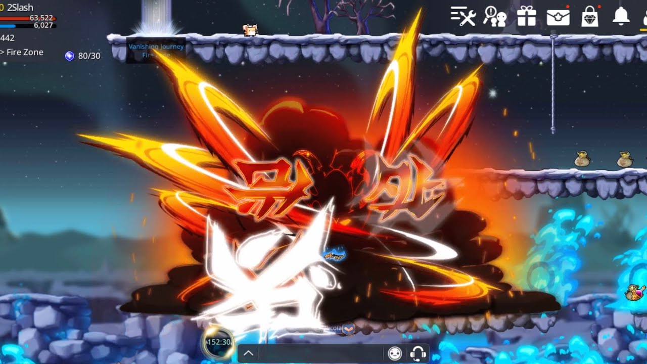 MapleStory M Dual Blade Lv200! Blade of Destiny 2nd V 5th Job Skill ...