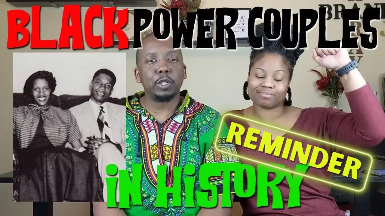 Black Power Couples in History Part 2 Evers MORR LOVE - YouTube