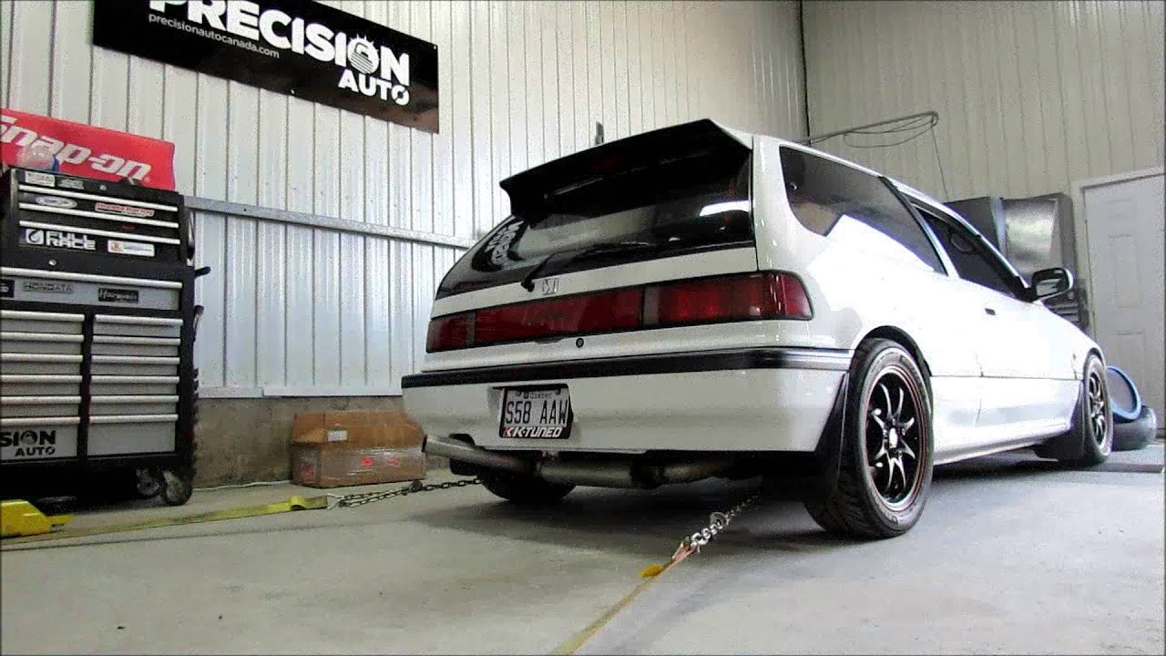 Precision Auto Canada Civic EF k24 dyno tuning - YouTube
