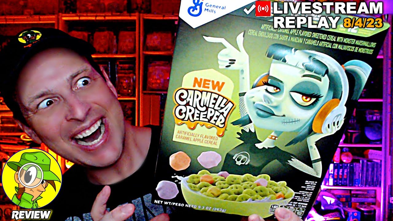 CARMELLA CREEPER™ ⎮ MONSTER CEREALS™ Review 🧟‍♀️🥣 Livestream Replay 8.4 ...