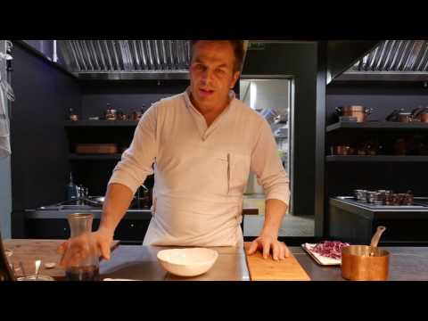 Jordi Vilà prepares an exclusive dish
