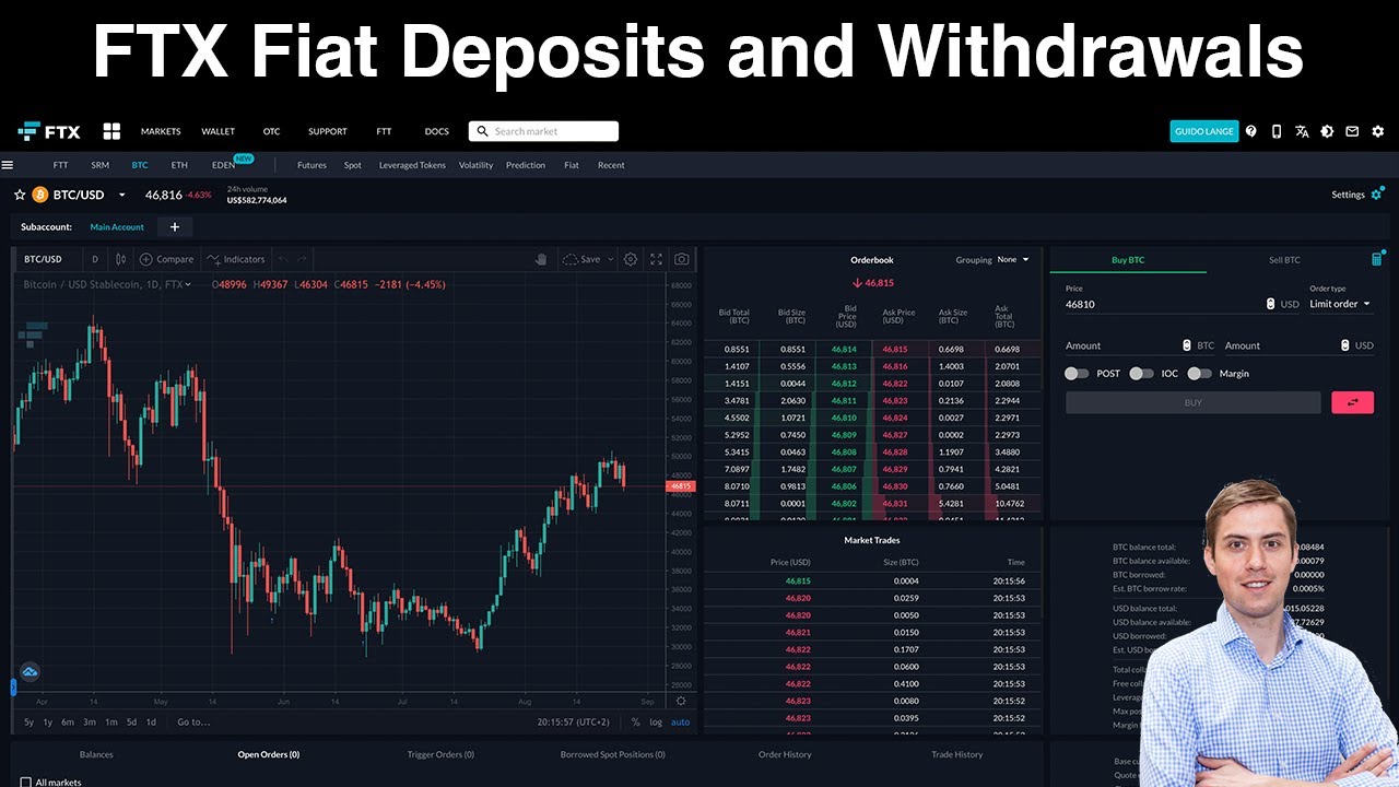 How to Deposit and Withdrawal Fiat Currencies like Euro & GBP on FTX ...
