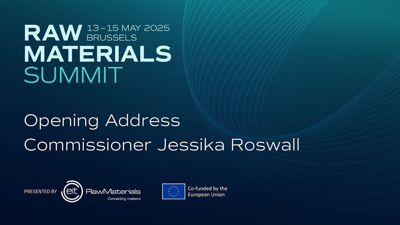 Opening Address, Commissioner Jessika Roswall - YouTube