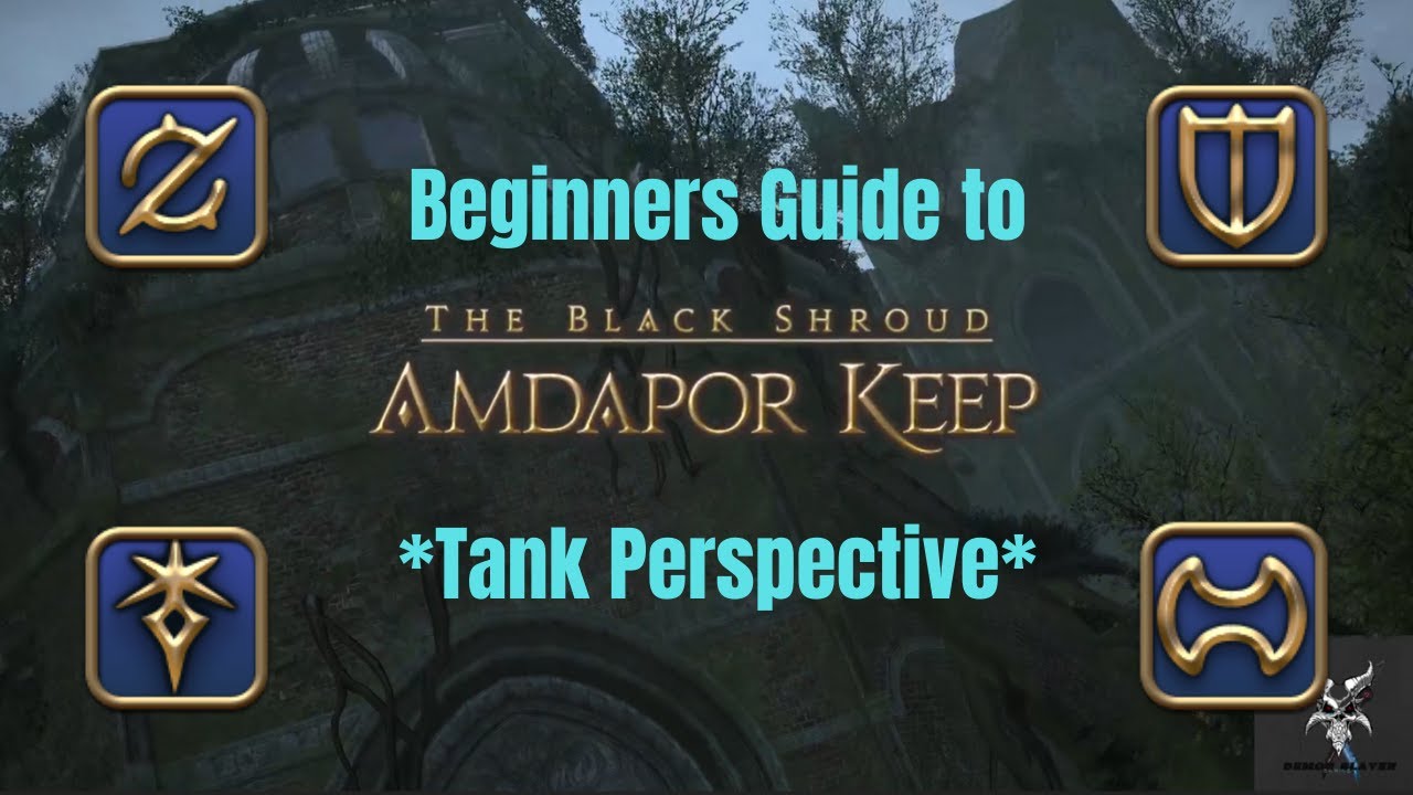 Final Fantasy 14 The Amdapor Keep Dungeon Walkthrough - YouTube
