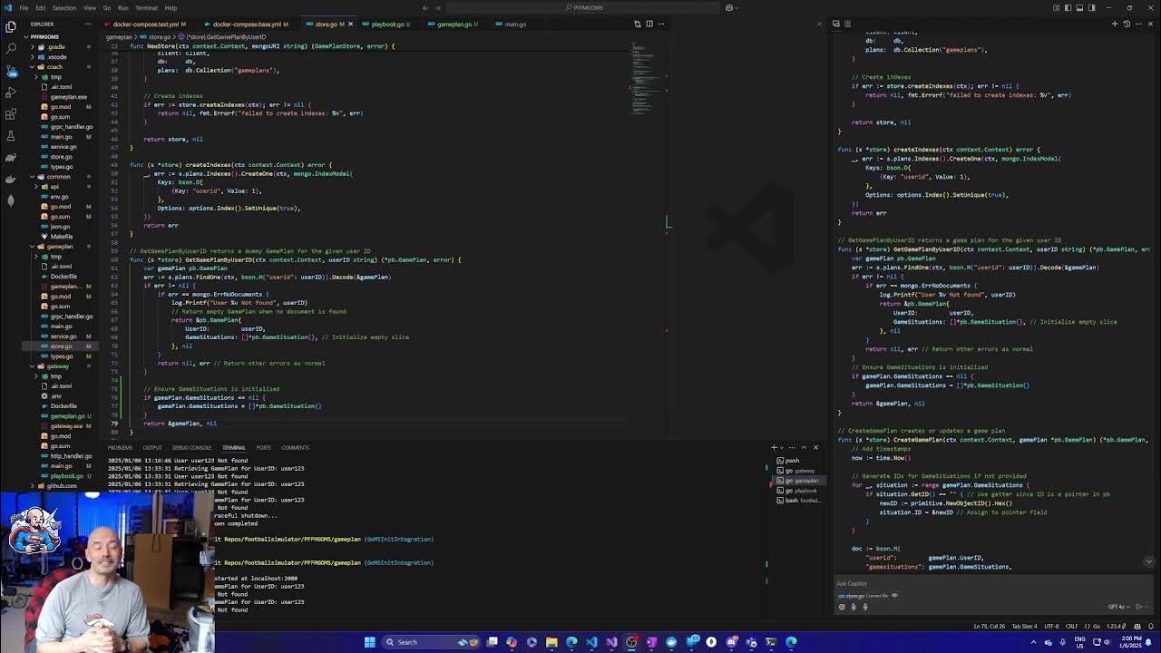 Programming a Football Simulator Day 31.. playbook microservice - YouTube