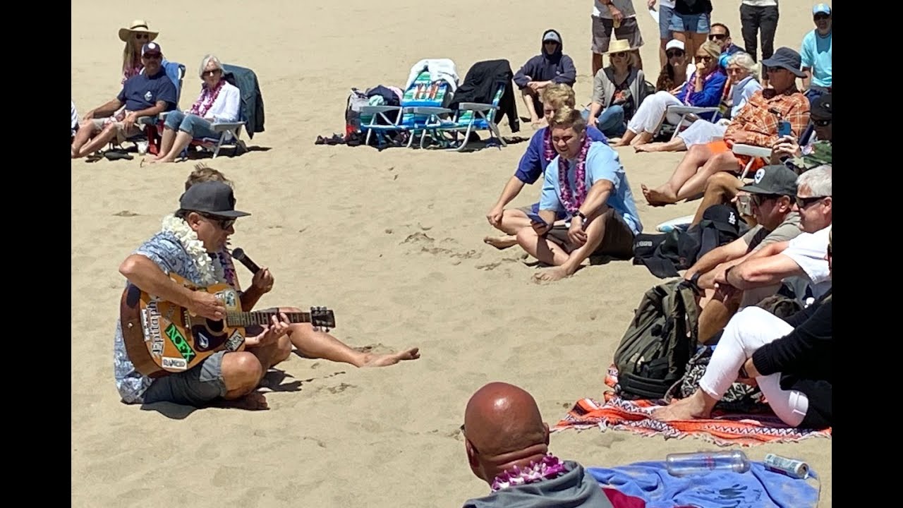 Eric Dellenbach Beach Memorial | "Bro Hymn" Group Sing - YouTube