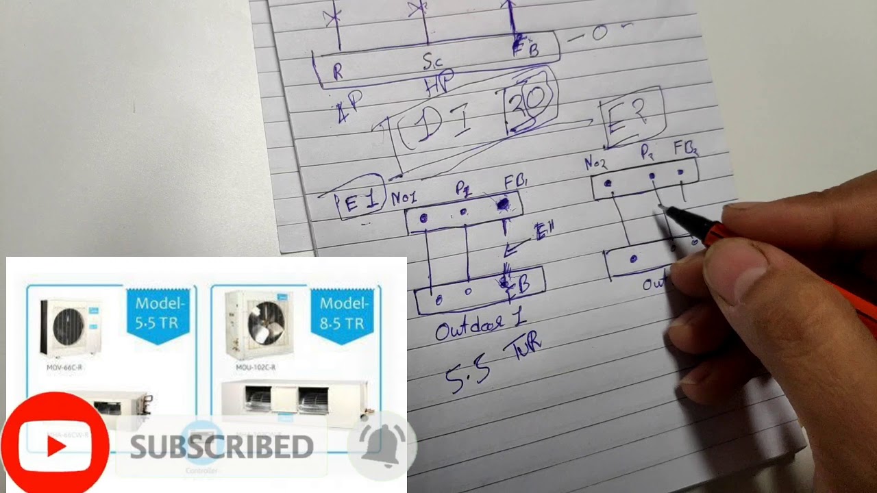 E1 Error In Ac Ductable Ac Error Codes E0 E1 E2 Etc Hindi Video