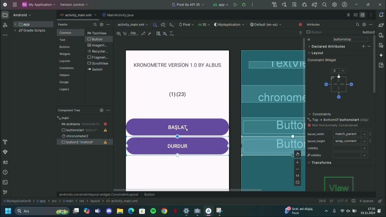 Mobil Programlama Uygulama 6 - YouTube