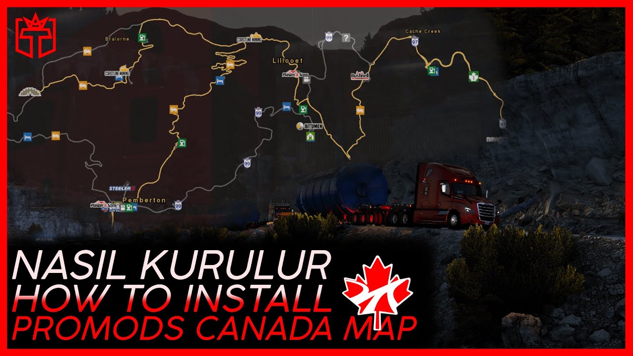 Promods -Canada Map | How to install | Nasıl kurulur #promodscanada ...