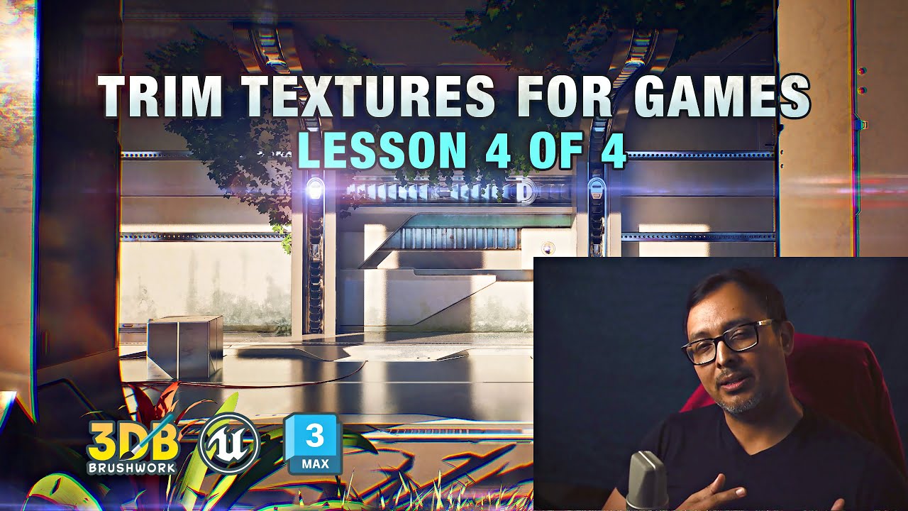 Trim Textures for Games | UE5 Game Art Workflow | Sci-Fi Environment ...