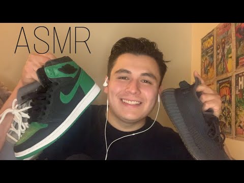 ASMR Shoe Collection . Whispering and Tapping - YouTube