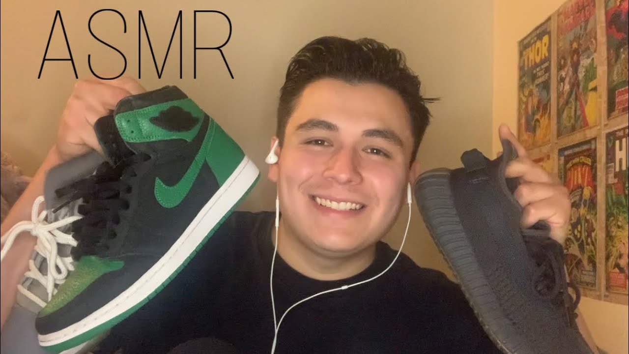 ASMR Shoe Collection . Whispering and Tapping - YouTube