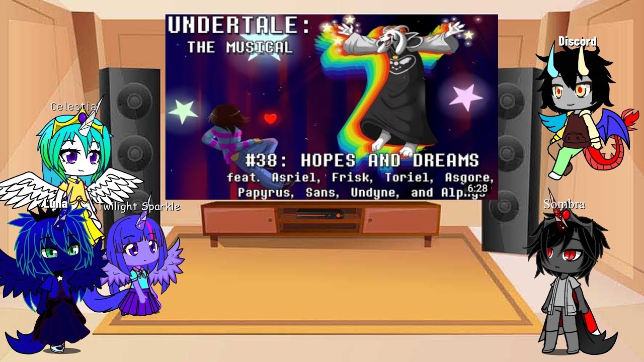 Mlp react to Hopes and Dreams. - YouTube