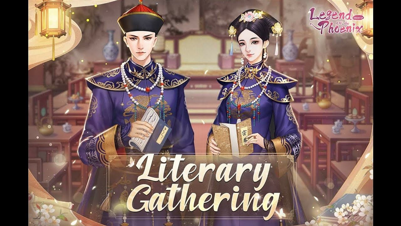 LITERARY GATHERING Gameplay [] War of Cabinet Scholar and Partners | # ...