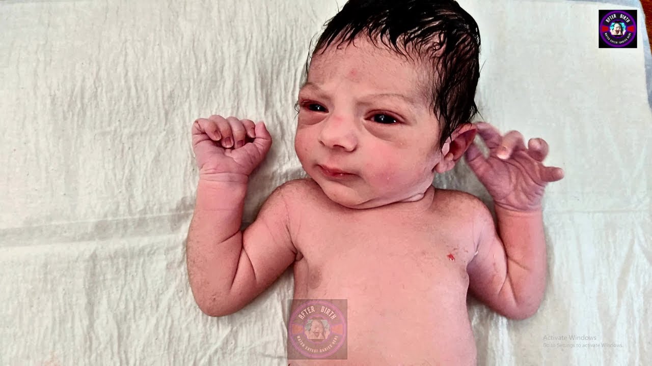 Cutest Newborn Baby's First Cry is Heartwarming and adorable ...