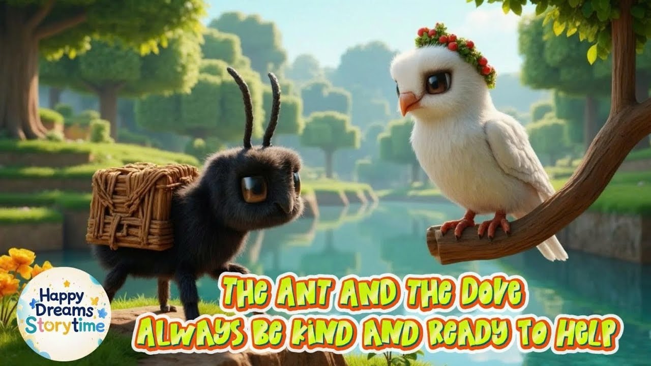 The Ant and the Dove | Aesop’s Fable on Kindness and Helping Others ...