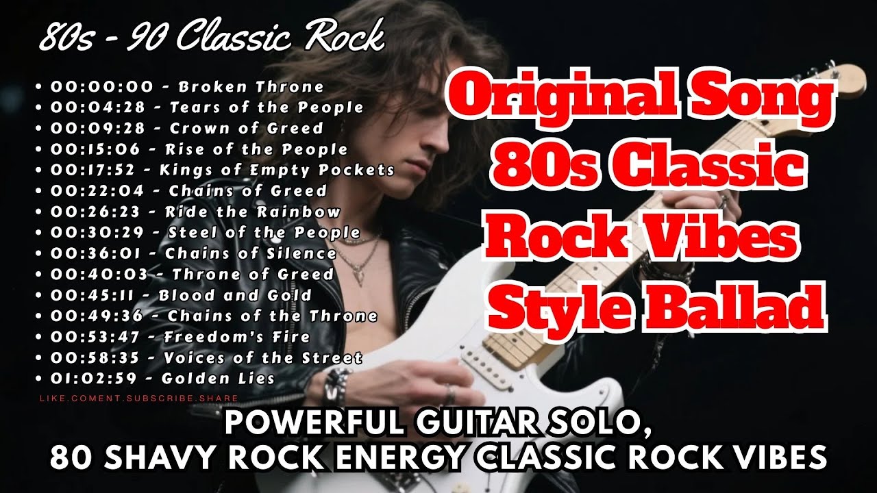 Emotional Rock Ballad | Original 80s Rock Song 2025 - YouTube