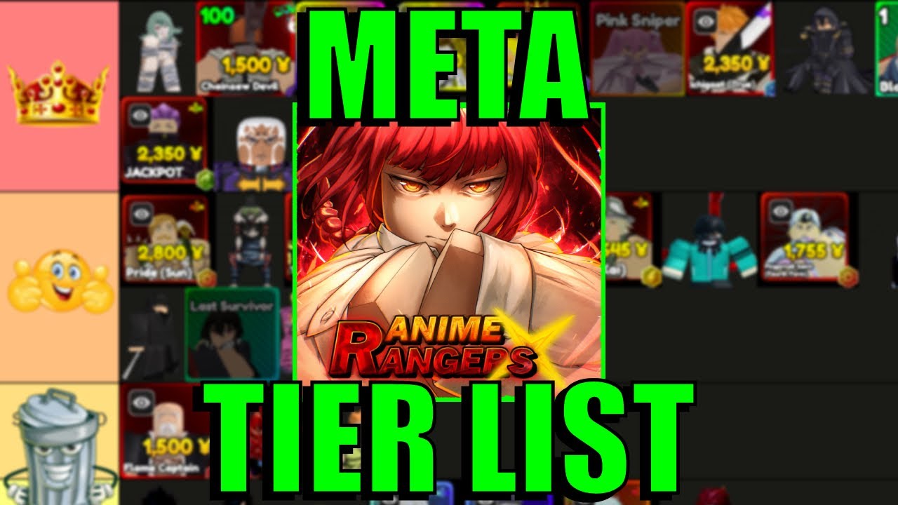 NEW UPDATE META Tier List For Anime Rangers X (CSM Update)! - YouTube