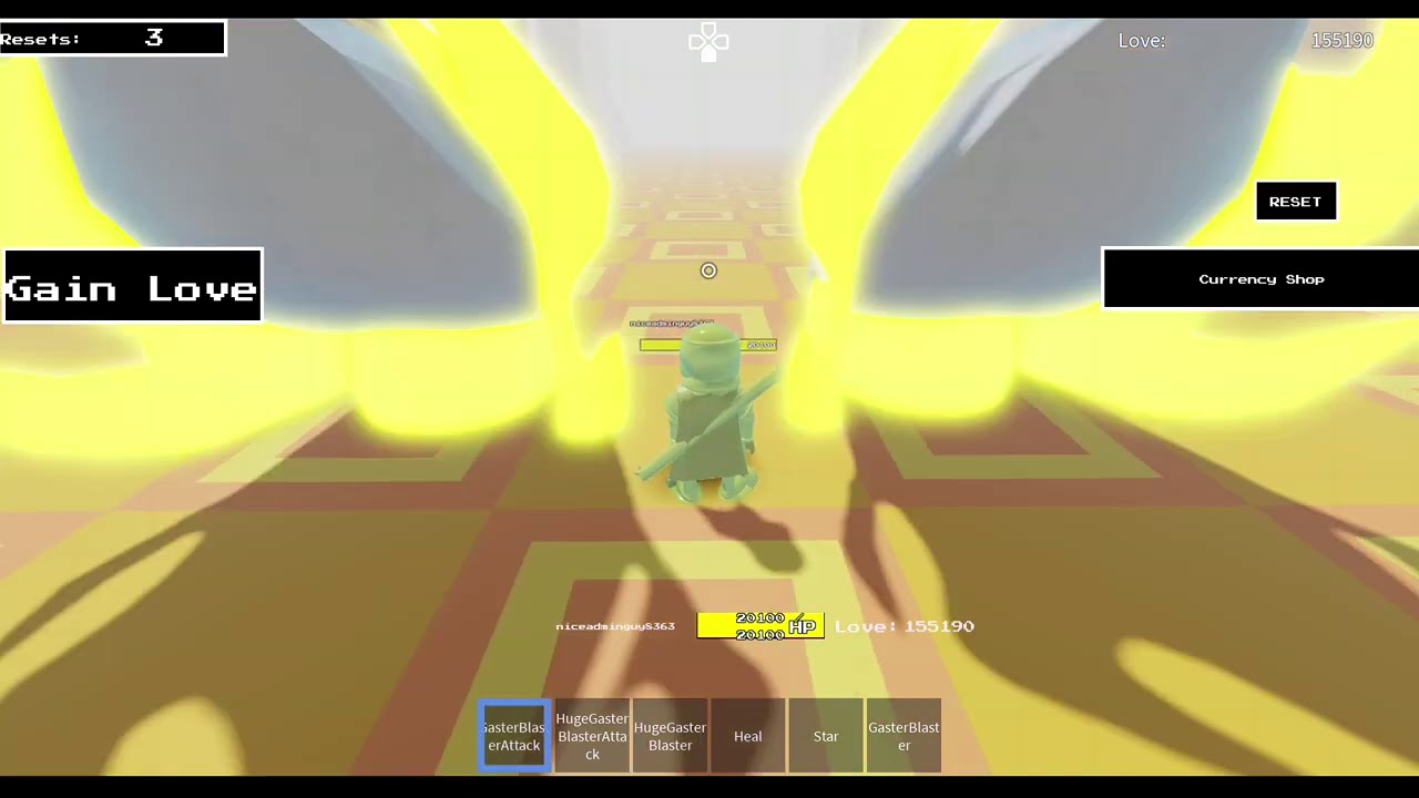 Golden dream sans showcase (VIP gamepass) (undertale multiverse battles ...