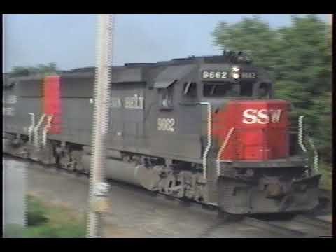 East Alta Vista, KS; WB SSW 9662 summer 1994 - YouTube