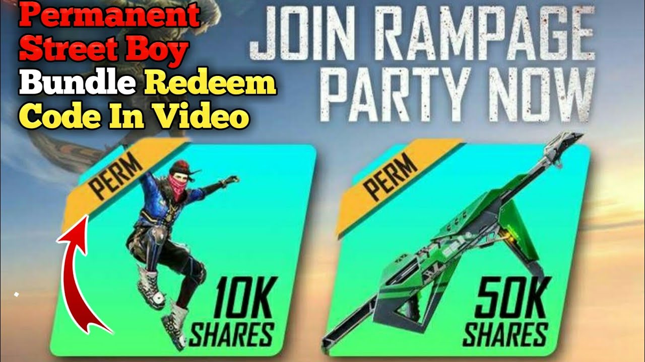 Get Street Boy Bundle For Free Limited Only ! Redeem Code In This Video ...