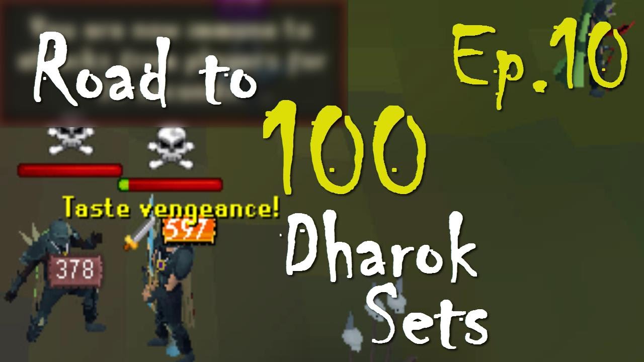 Runescape Legacy Road to 100 Dharok sets W/ Commentary Episode 10 ...