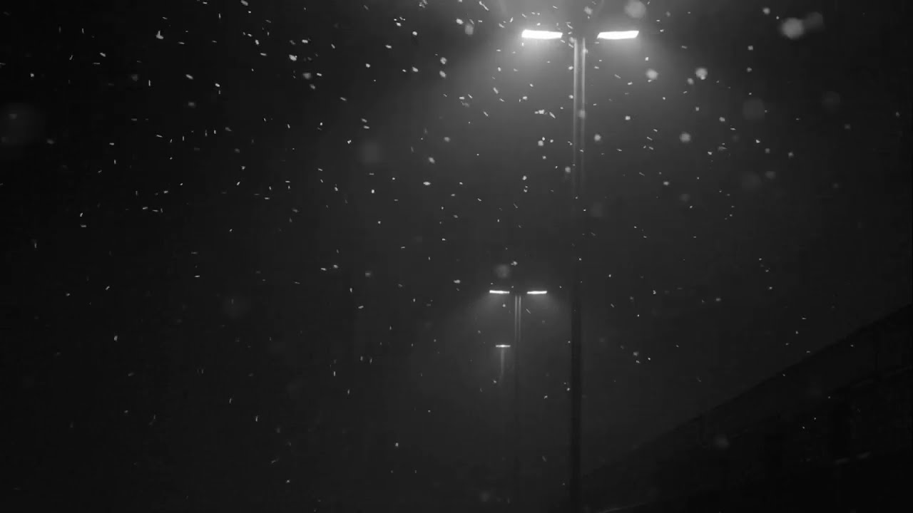 Sounds of a Night Blizzard. Relaxing Snowstorm and Howling Winds for ...