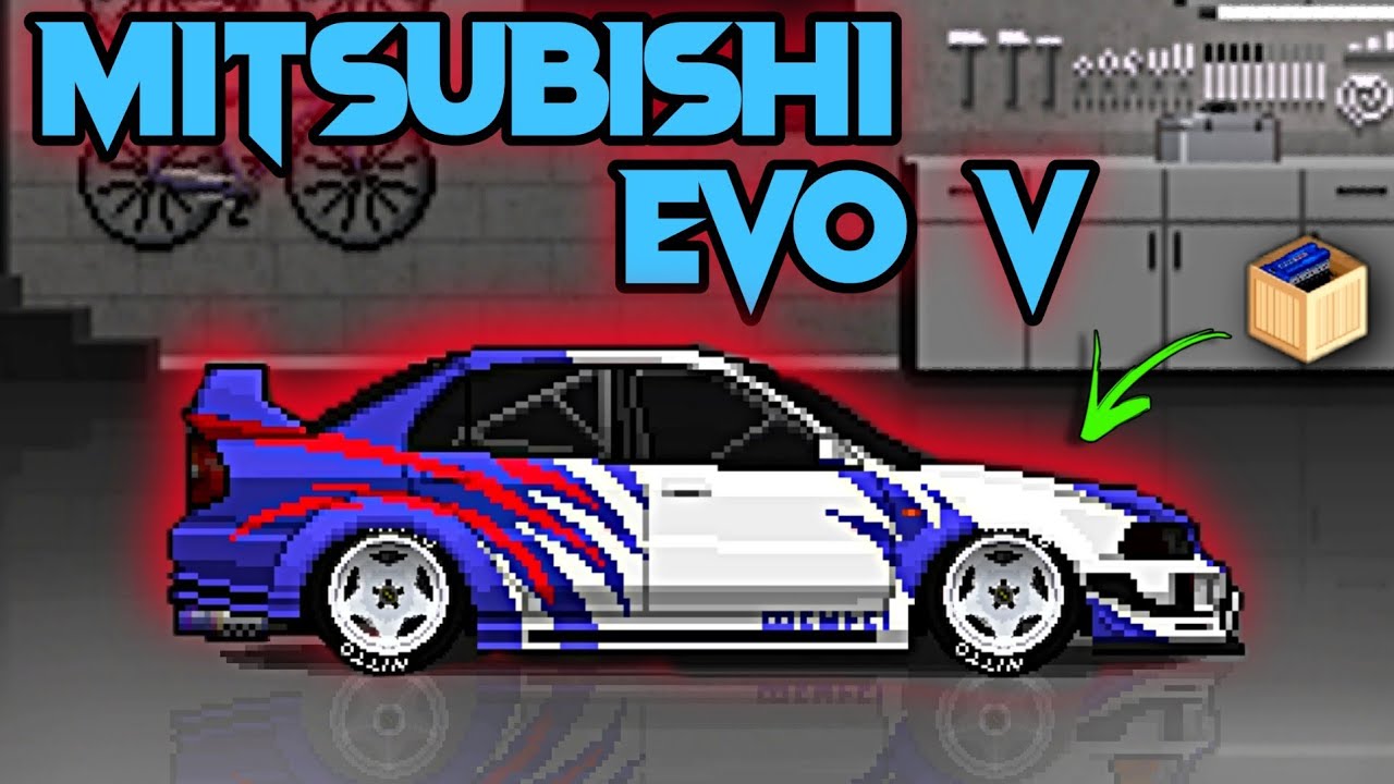 Mitsubishi lancer EVO V | Pixel Car Racer | PRO LEAGUE - YouTube