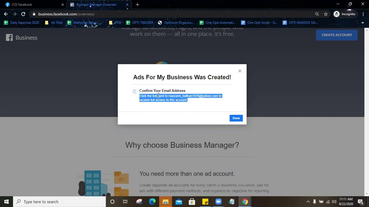 How To Create Business Manager Account YouTube How To Create Business Manager Account YouTube