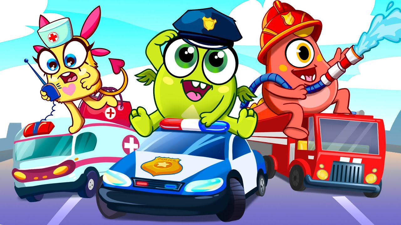 Policeman Fireman Doctor Song 👨‍🚒👮‍♀️👩‍⚕️ Best Nursery Rhymes and Kids ...
