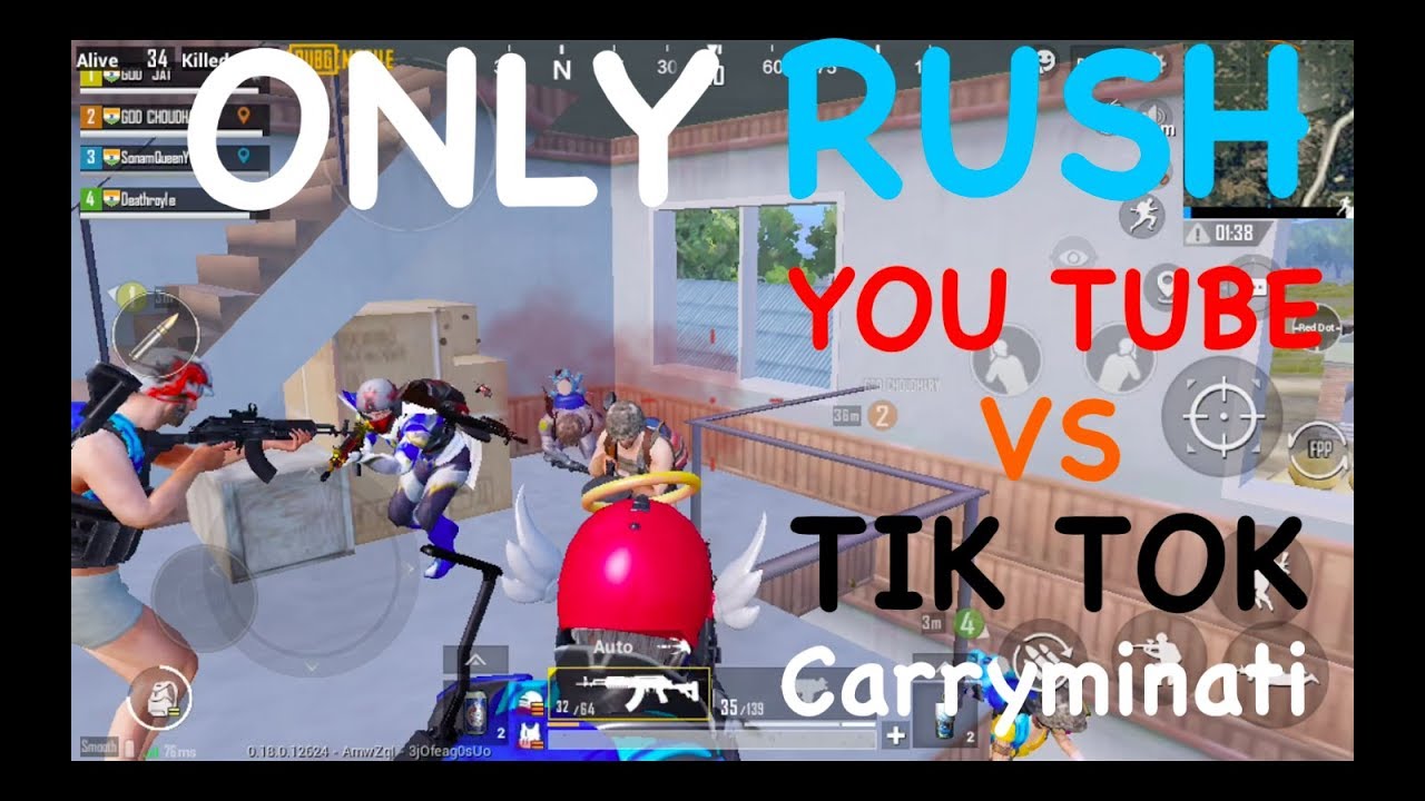 Aggressive gameplay squad iq queen pubji game - YouTube