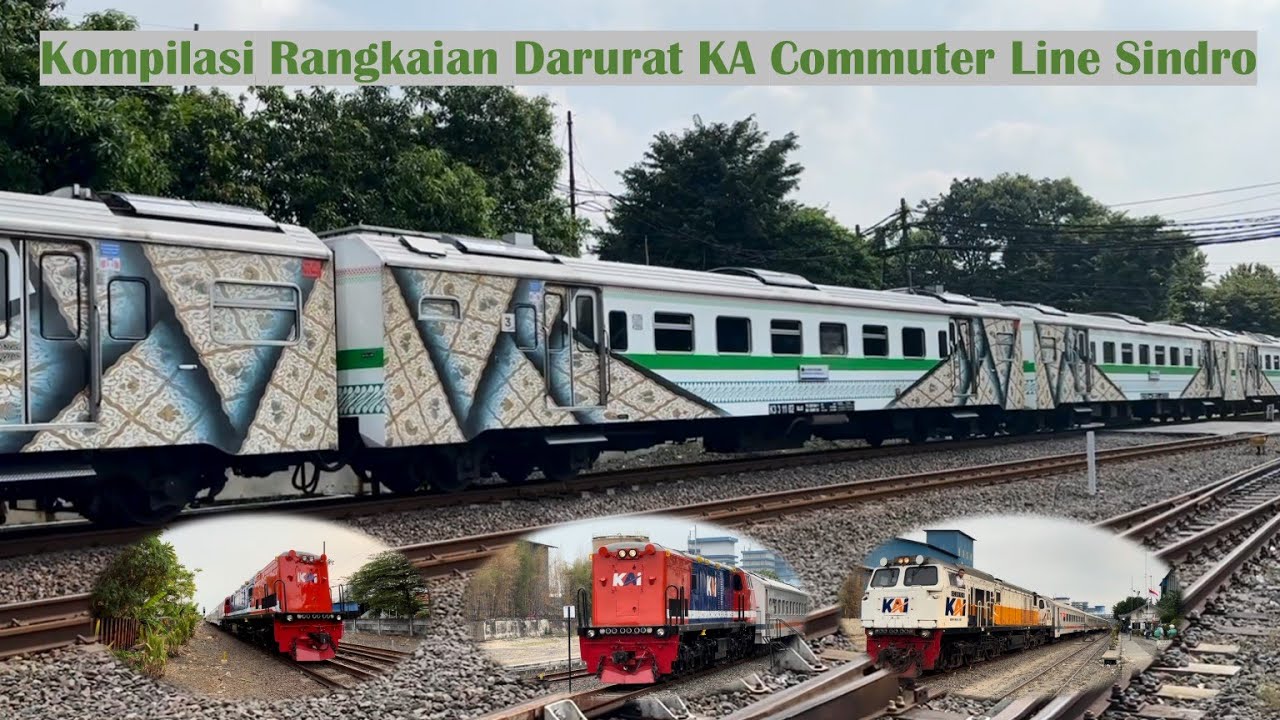 Kompilasi Rangkaian Darurat KA Commuter Line Sindro - YouTube