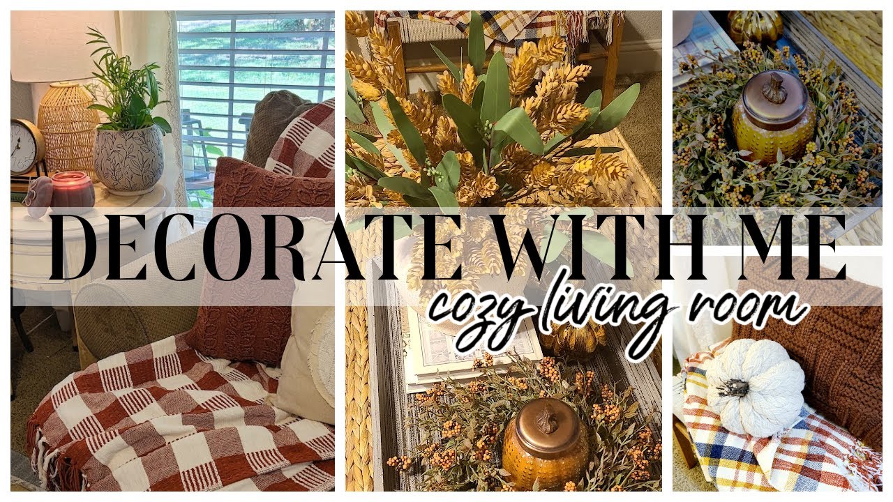 Fall Decorate with Me 2024: Cozy Living Room Makeover || Robin Lane ...