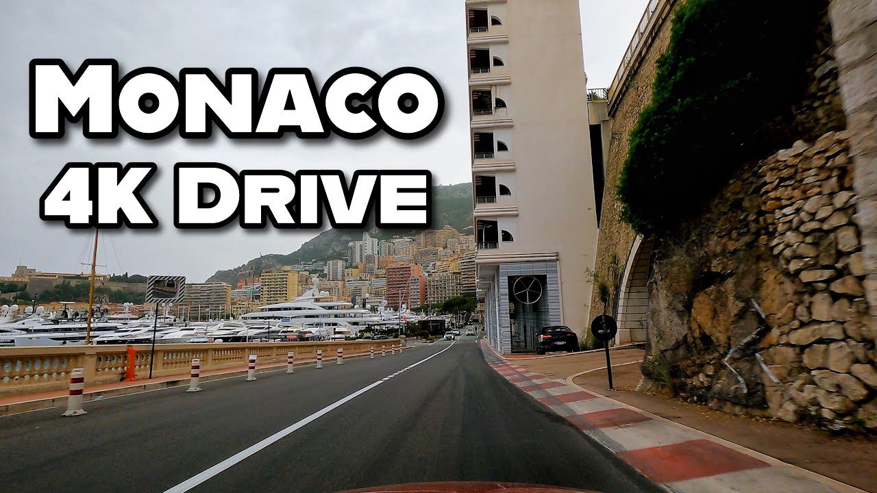 Monaco Rush Hour | Supercars, Yachts & F1 Circuit Drive in 4K - YouTube
