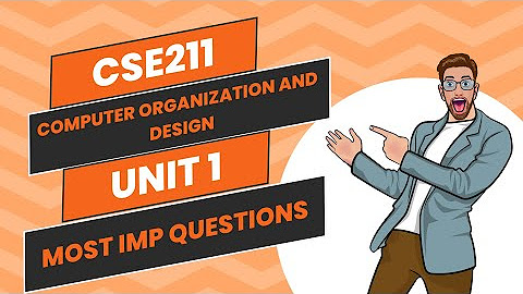Computer Organization and Design (CSE211) - YouTube