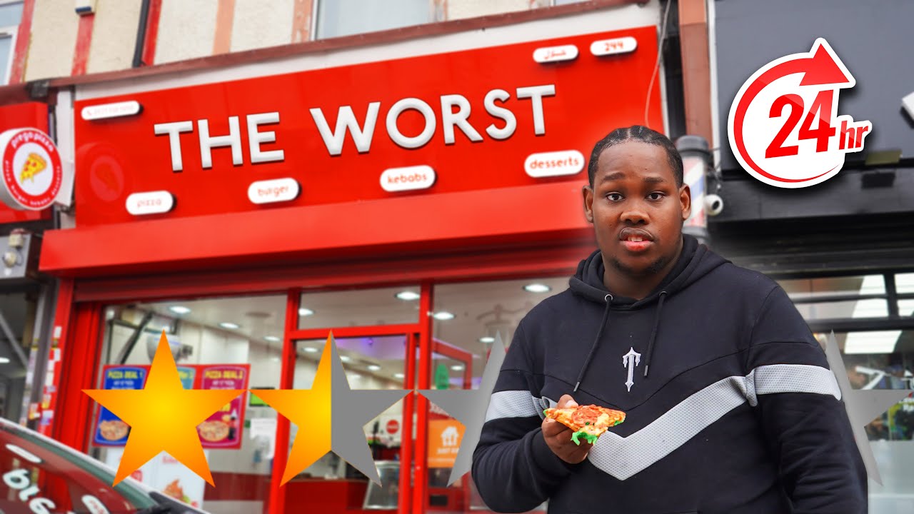 I Survived On Only the WORST Food in the UK For 24 Hours... - YouTube
