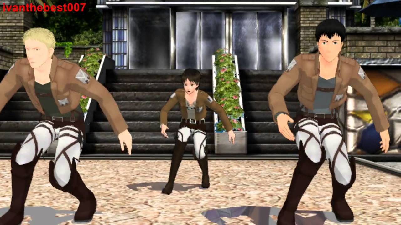 MMD Shingeki no Kyojin/Attack on Titan - Eren moves like Jagger - YouTube