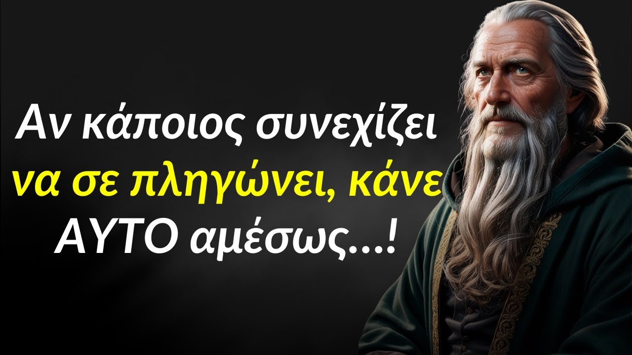 Αν κάποιος συνεχίζει να σε πληγώνει, κάνε ΑΥΤΟ αμέσως…! - YouTube