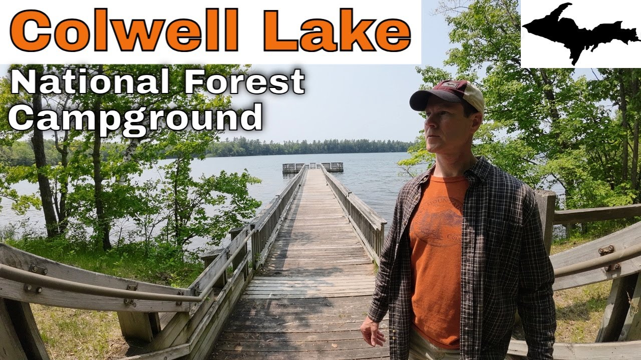Colwell Lake: Michigan National Forest Campground #nationalforest - YouTube