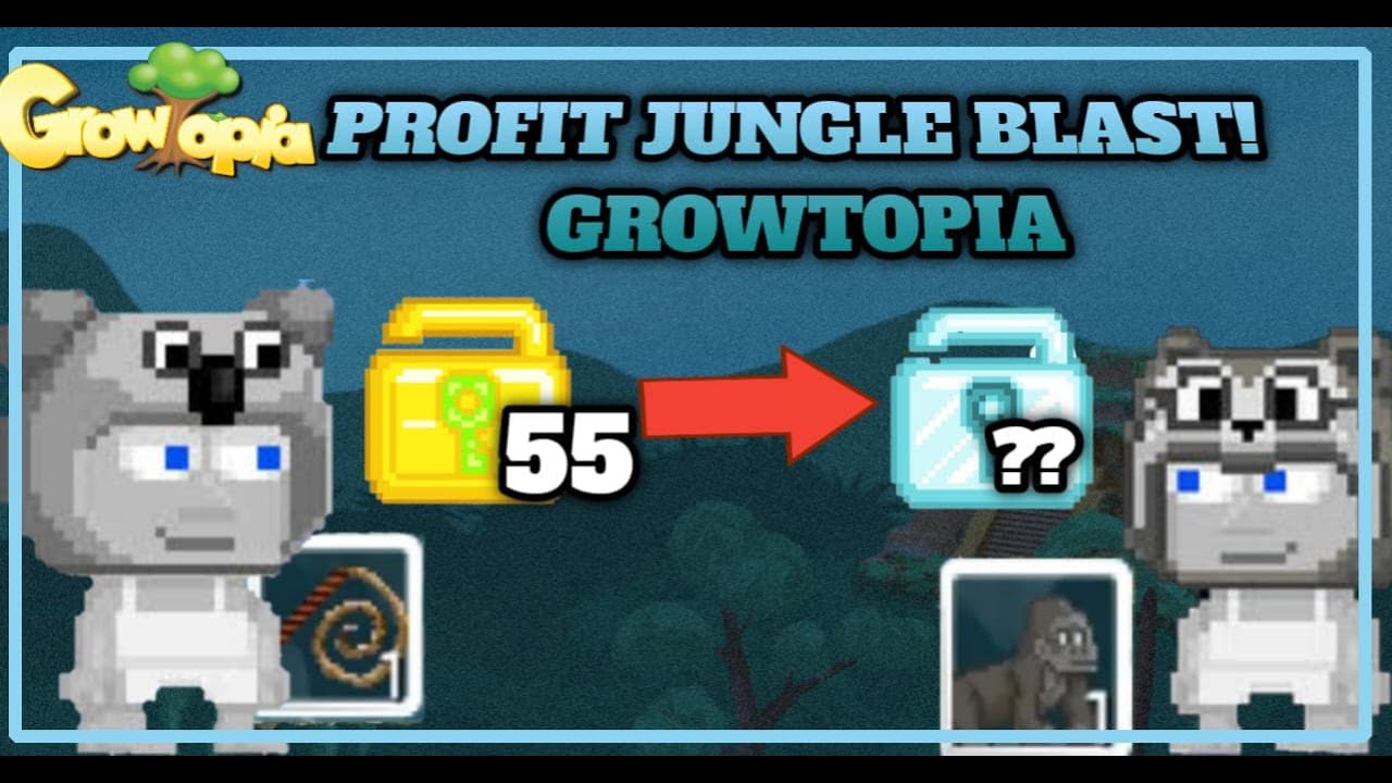 EZ PROFIT !! GACHA JUNGLE BLAST - GROWTOPIA INDONESIA - YouTube