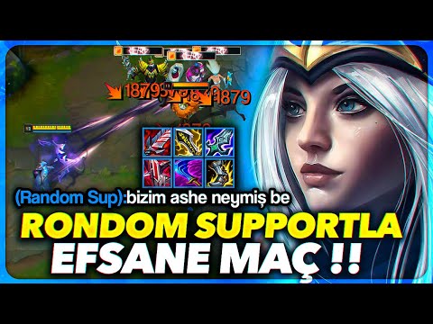 RONDOM SUPPORTLA BOT PRE OYNADIM !! KURTLAR SOFRASINA DÜŞTÜM !! ASHE | Ogün Demirci