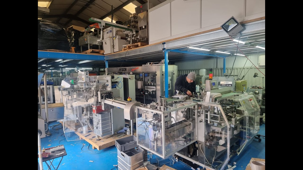 Romaco Noack 920 Blister Line - YouTube