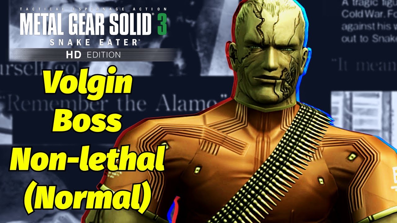 Volgin Boss (Non-lethal Normal Mode) - Metal Gear Solid 3 Snake Eater ...
